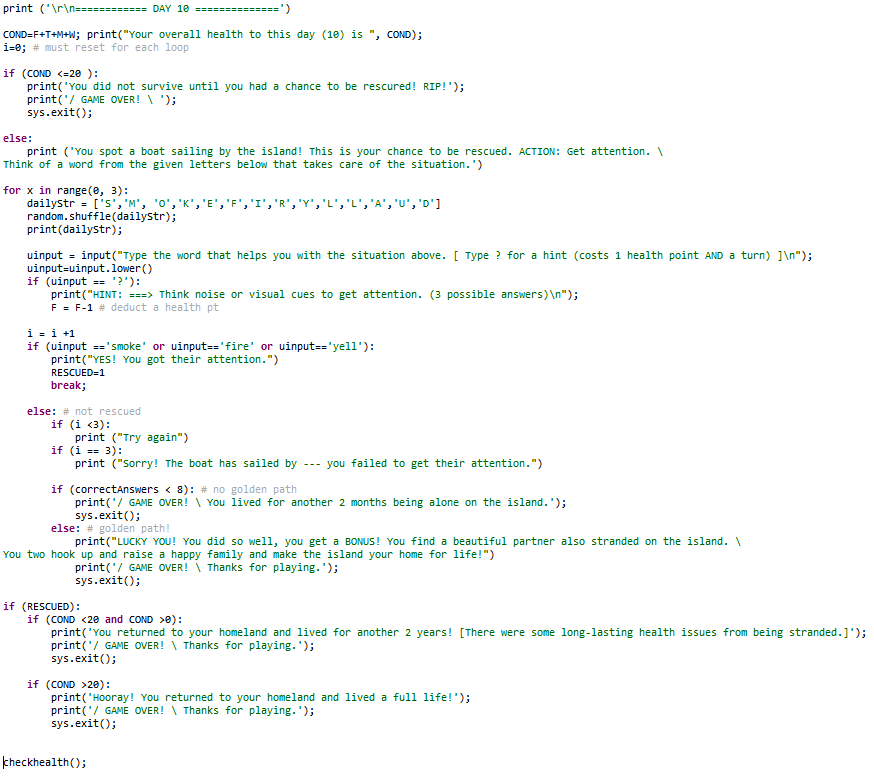 Word-Game: “Words Matter!” (Python) – Musings by FlyingSalmon