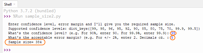 Sample Size in Python – Musings by FlyingSalmon