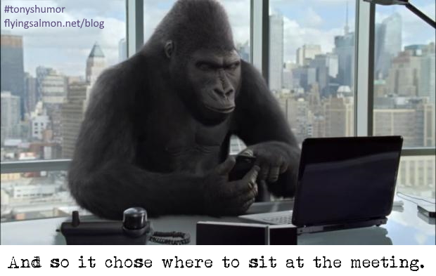 800LB Gorilla (humor) – Musings by FlyingSalmon