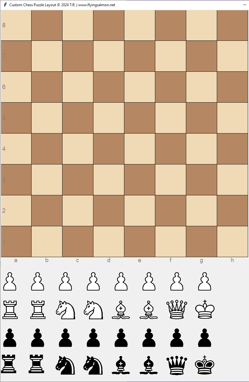 Custom Chess Board Setup for Sim and Puzzles – Musings by FlyingSalmon